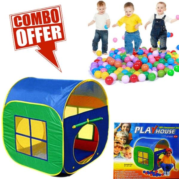 Big Tent Series Play House Tent With 50 Balls – KIDSOM