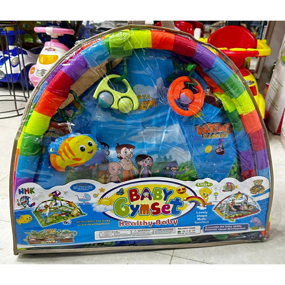 Baby Play Mat with Hanging Rattles For kids / Indoor Games Baby / Baby ...